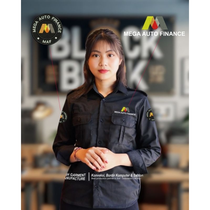 KEMEJA Mega auto finance maf Shirt mega auto finance maf Uniform ...