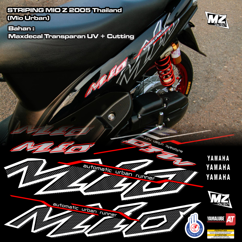 Striping/decal/sticker/livery MIO SPORTY Z 2005 THAILAND/MIO URBAN ...