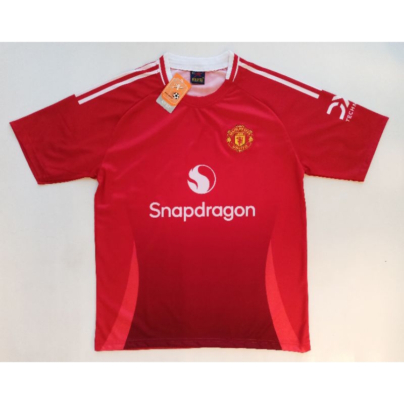 Mu Home New Soccer Jersey 2024-2025 Auri Sport | Shopee Philippines