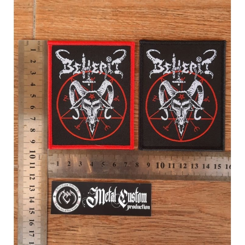 Woven Patch Beherit Sewing Band Emblem/ Metal Band Emblem/ Metal Band ...