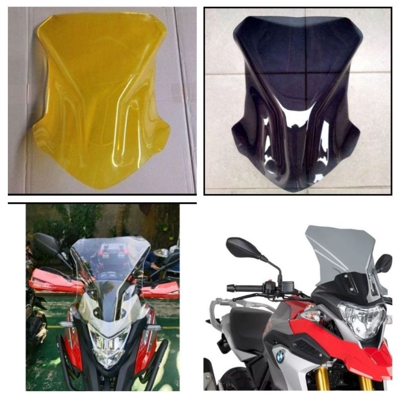 Windshield HONDA CB150X MODEL BMW G310GS ADVANTUR TOURING 3 MILL THICK ...