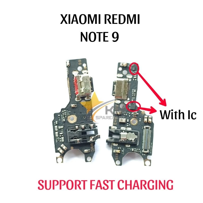 Xiaomi Redmi Note 9 10X 4G Charger Connector Pcb Board Mic Charging ...