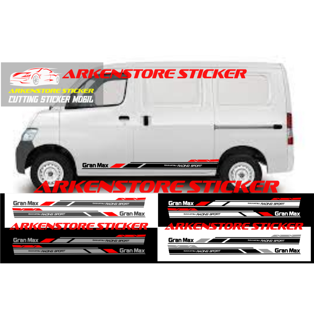 Sticker daihatsu granmax sticker Car sticker gran max sticker list gran ...