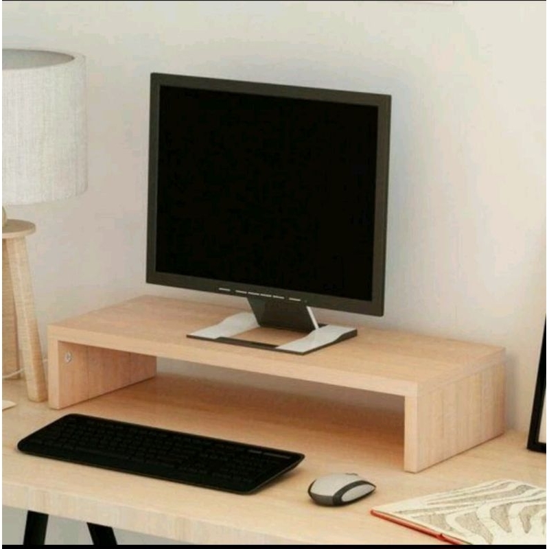 KAYU Vul Wood monitor stand/monitor Rack | Shopee Philippines