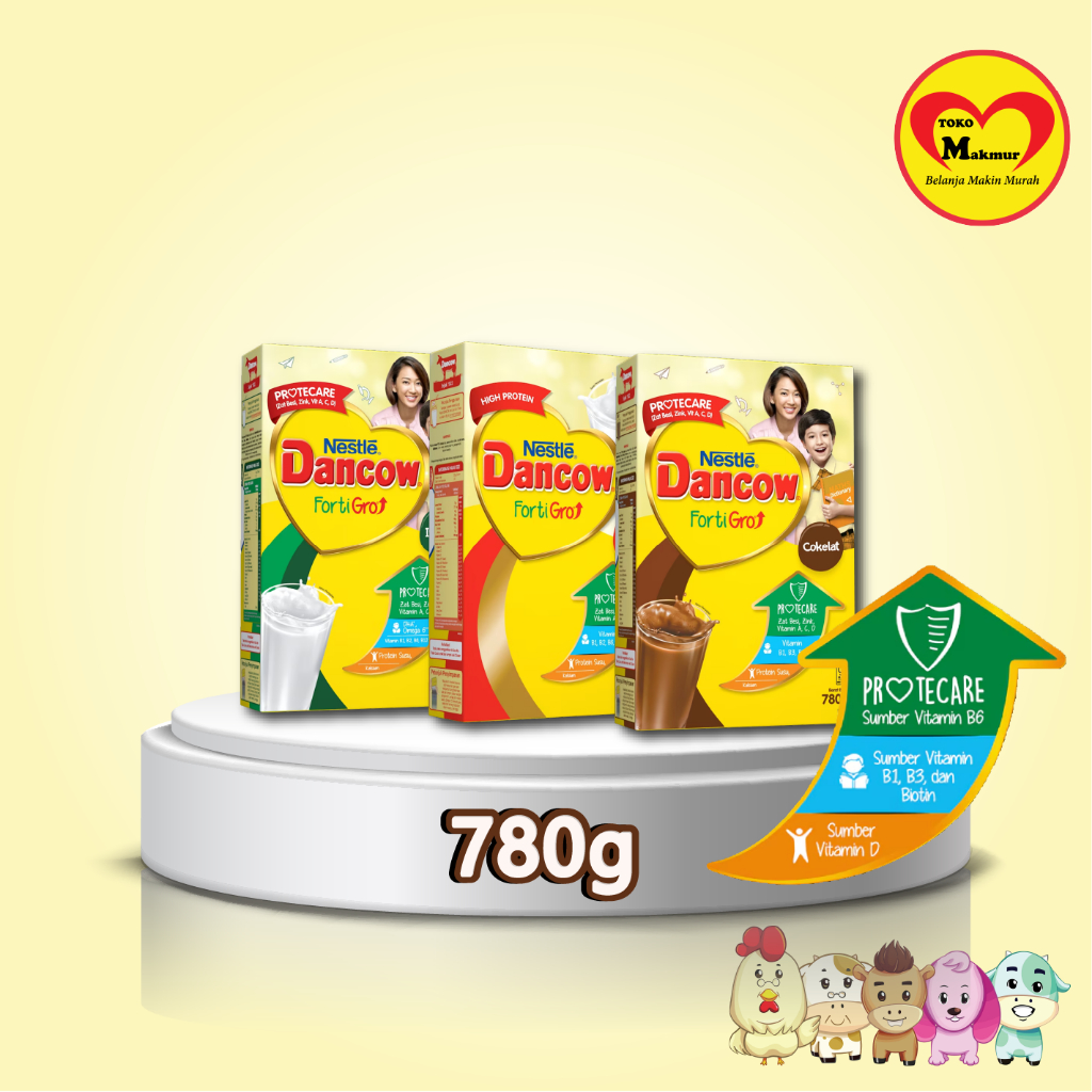 Dancow FortiGro Instant/Chocolate/Fullcream 780gr/Toko Makmur Online ...