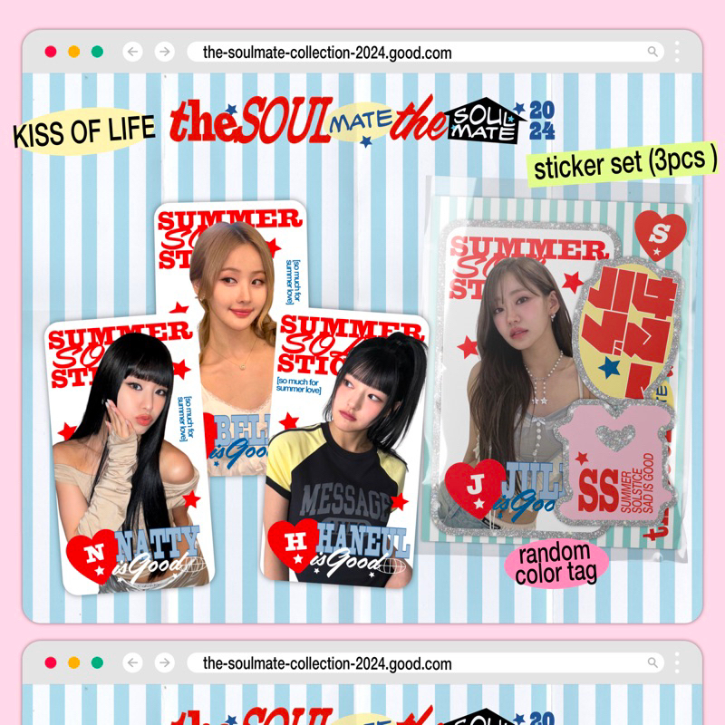 KIOF kiss of life sticker set - the SOULmate | Shopee Philippines