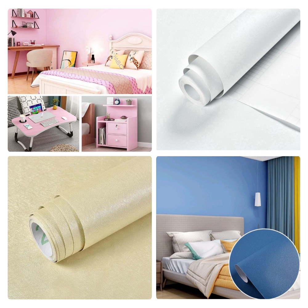 Plain Room Wall Wallpaper Aesthetic Room Wall Wallpaper 4 Meter Wall ...