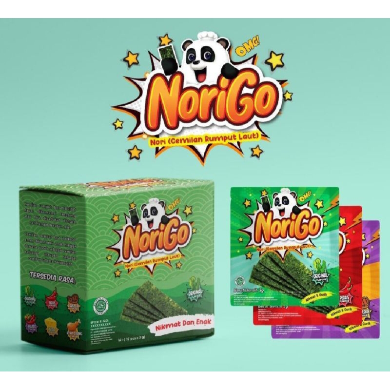 Norigo Seaweed One BOX Contains 12 Pcs | Shopee Philippines