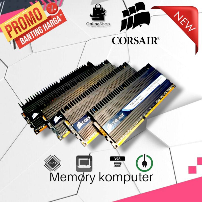 4gb Memory Ram (2x2gb)DDR3 Corsair Computer Ram | Shopee Philippines