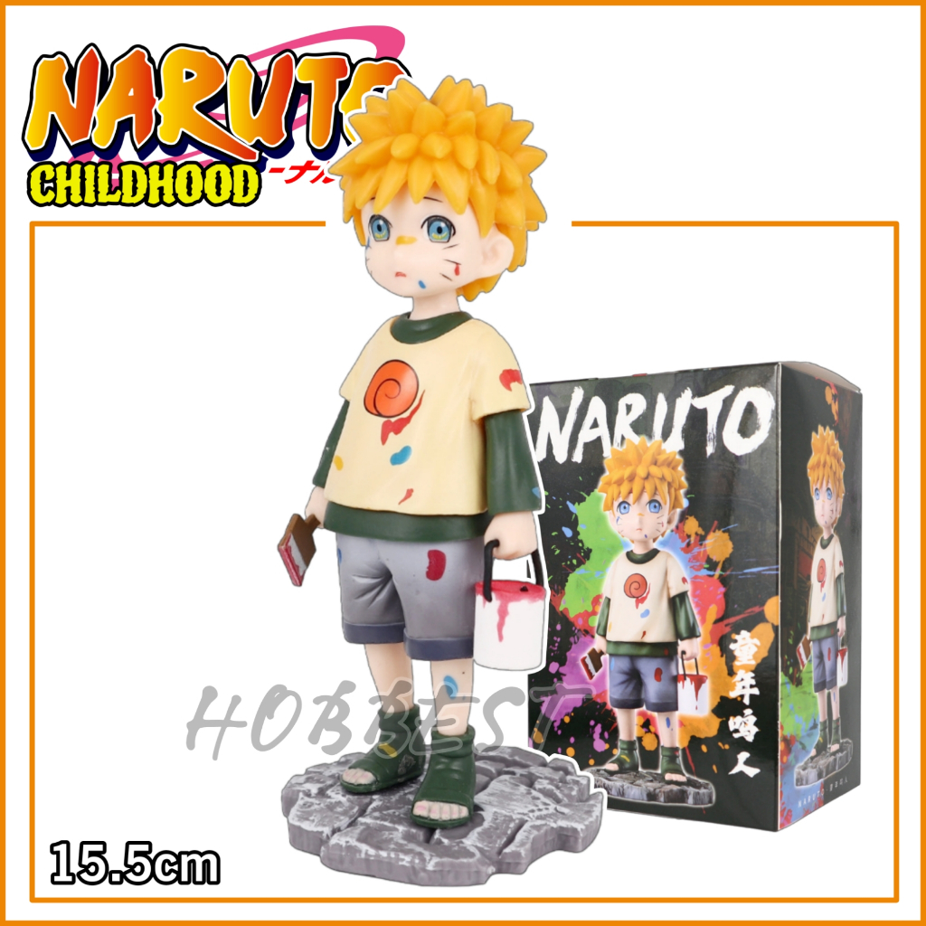 Naruto CHILDHOOD Action Figure - Miniature Small Uzumaki Cake Topper ...