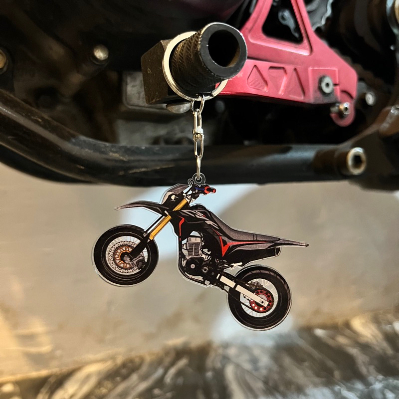 GANTUNGAN Acrylic Keychain for CRF 150L Motorcycle Model | Supermoto ...