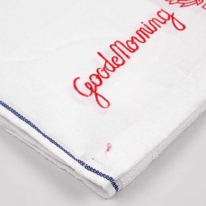 ORIGINAL GOOD MORNING TOWELS; SALON SPA, GYM, BARBER SHOP PASKIBRAKA ...