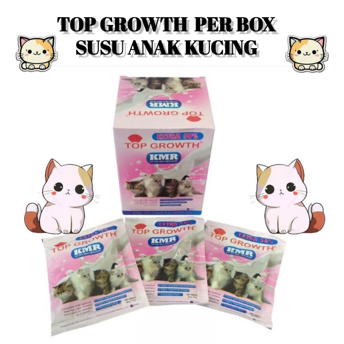 Top Growth BOX Cat Milk Contains 12 Healthy Kitten Milk Replacer ...