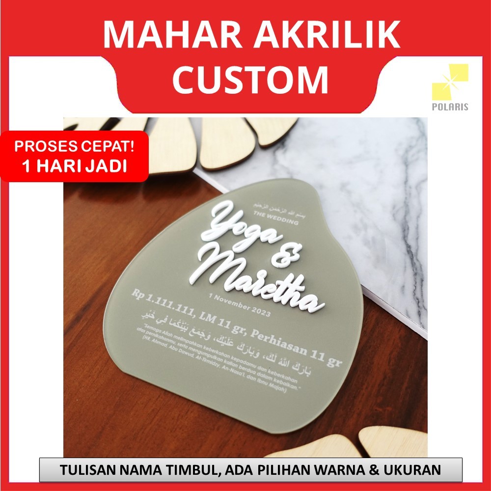 CUSTOM WATER DROP ACRYLIC DOWARD DECORATION - ACRYLIC WEDDING DOWARD ...