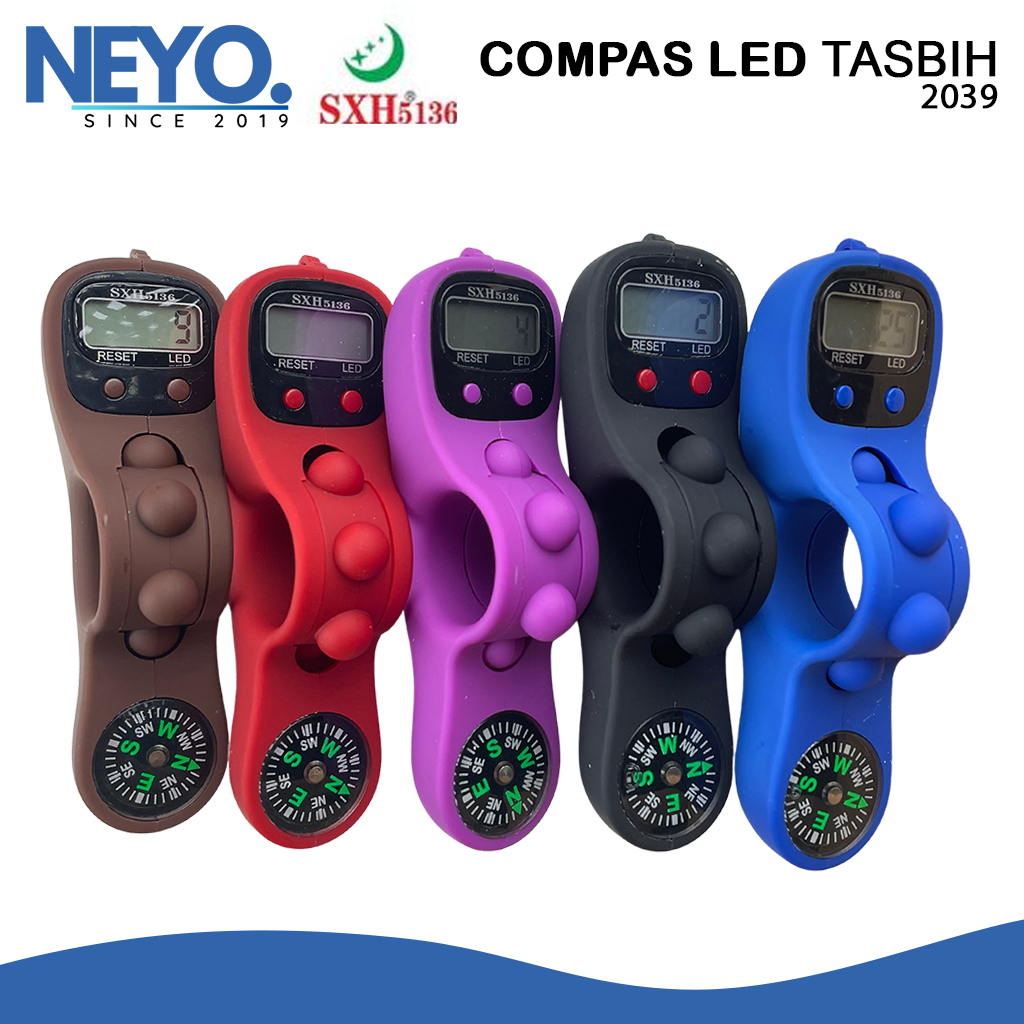 Tasbih LED Digital Compass Compass Compass Compass CountingH Muslim ...
