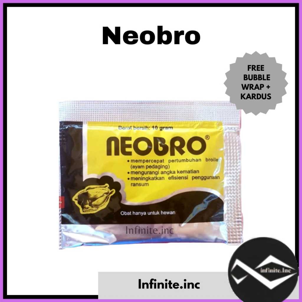 Neobro 1 Box 40 Sachets @ 5gr Vitamin Weight Gaining Broiler Poultry ...