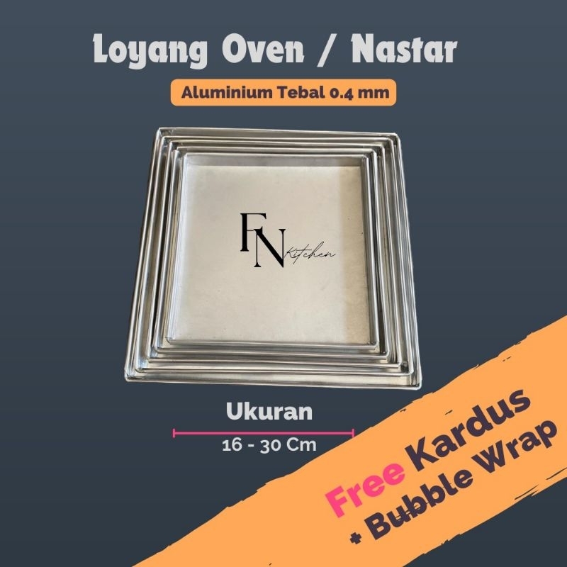 / OVEN PANS NASTAR PANS LENGSER PANS 16/18/20/22/24/26/28/30 cm SQUARE ...