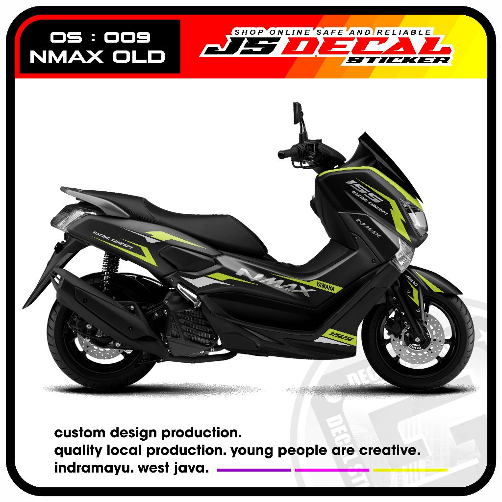 Old NMAX Sticker Decal Fullbody 2015 2016 2017 2018 2019 OS 009 ...