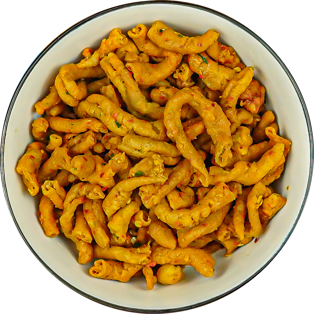 Crispy CHICKEN INTESTINE CHIPS Savory Spicy Crispy Delicious Bandung ...