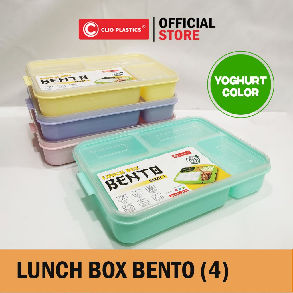 4-section Bento / 4-Section clio Bento Dining Place / Food Storage ...