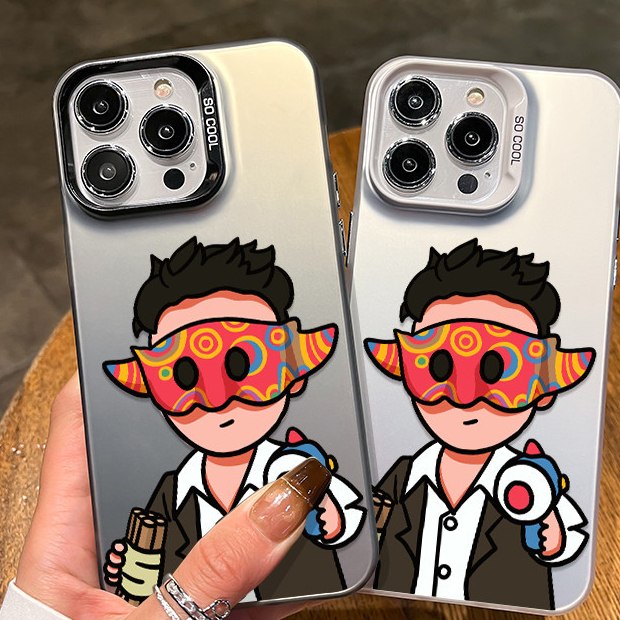Handsome and Unique Masked Men's Cartoon Hard Case hp iPhone 7 PRO MAX ...