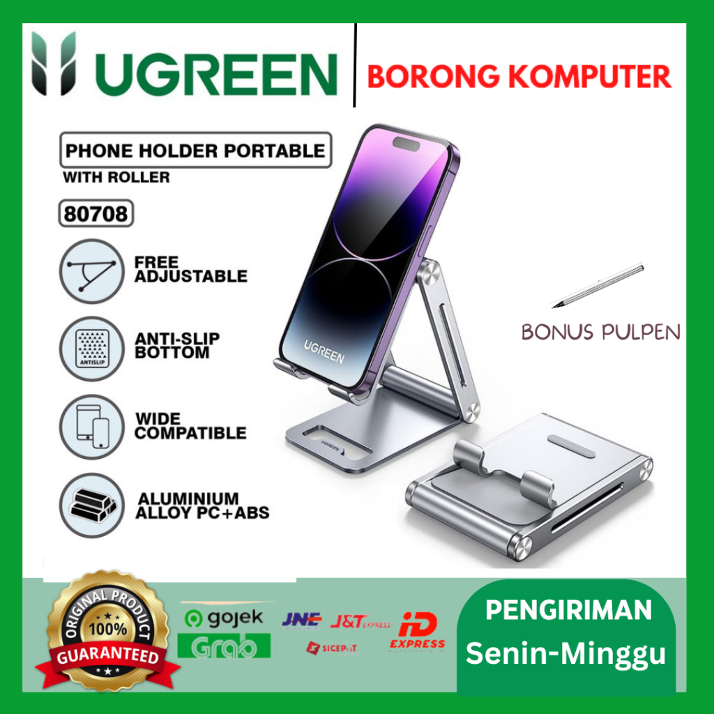 Ugreen Stand Holder Aluminum Universal Laptop Cellphone Holder 80708 ...