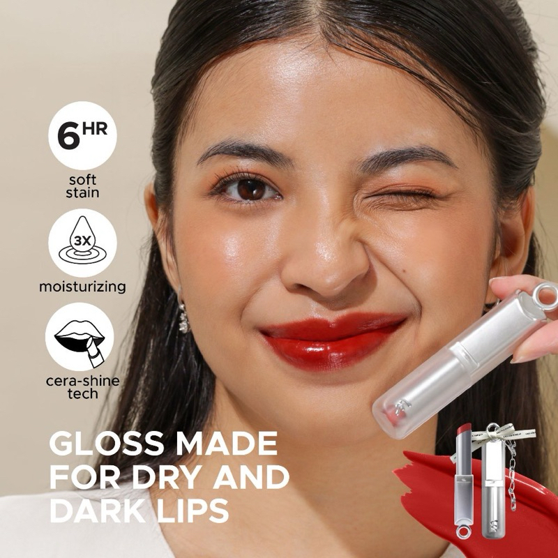 Mad For Makeup GlassNotGloss 6HR Soft Stain + Cera-shine Tech Gloss ...