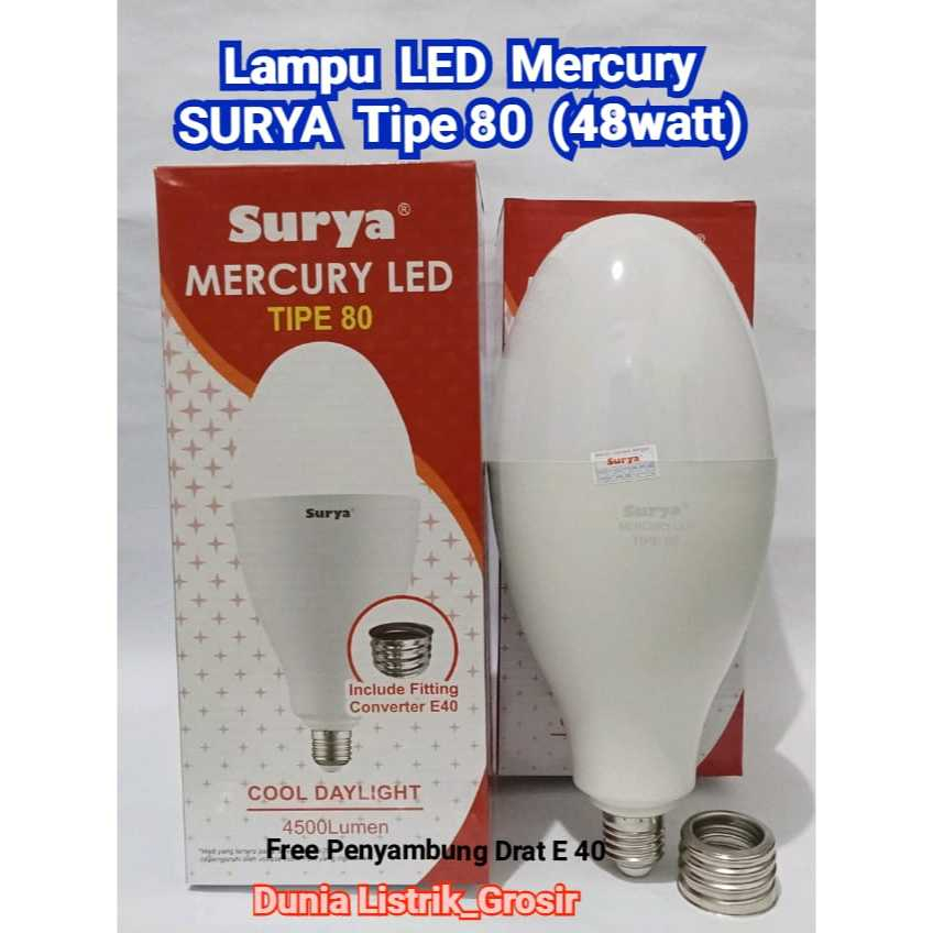 Mercury Solar Street Light Bulb Led Mercury Solar Type 80 (48 Watt ...