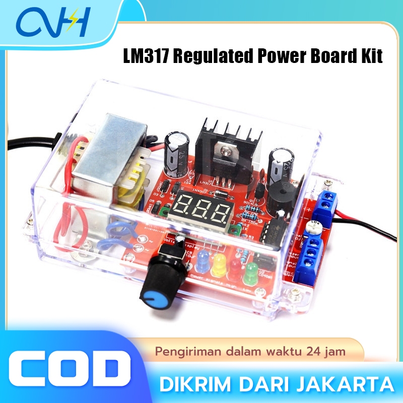 Lm317 Adjustable Voltage Regulator Power Supply Kit DIY LM317 Stable ...