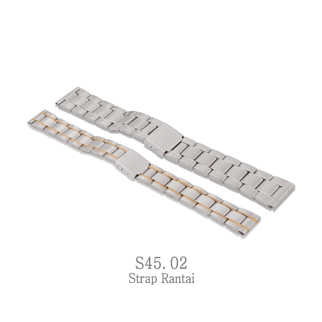 Stainless Steel Strap S45 02 Stainless Steel Watch Band Chain 16mm 20mm ...