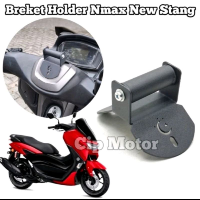 YAMAHA NMAX HP HOLDER BREKET NEW NMAX OLD PREMIUM THICK ANTI VIBRATION ...
