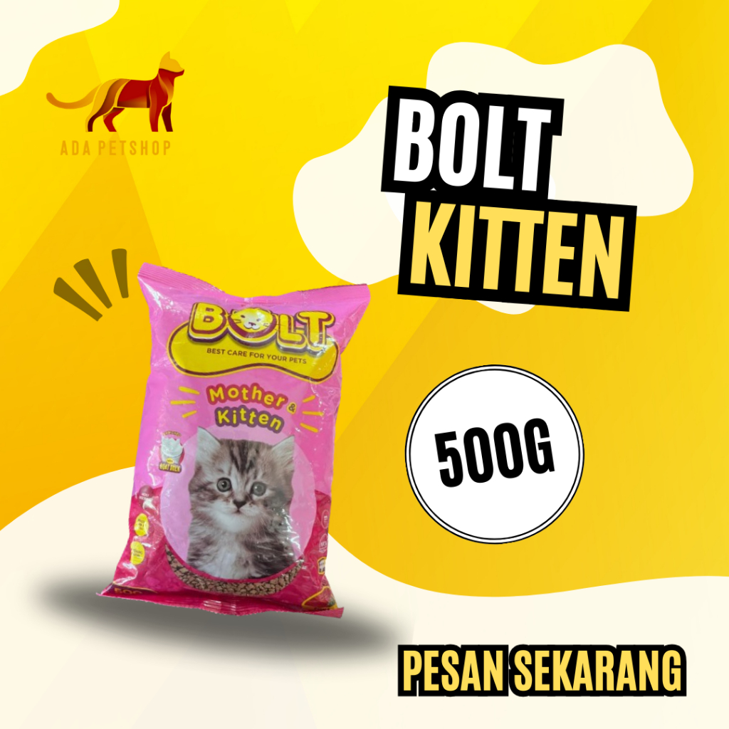Ada PETSHOP - BOLT MOTHER & KITTEN Cat Food 500Gram | Shopee Philippines