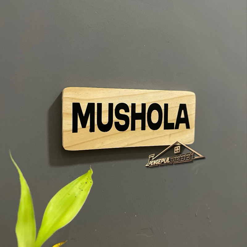 Sign Board Sign Board Writing Of The Mosque Paste BOLD Firmly | Shopee ...