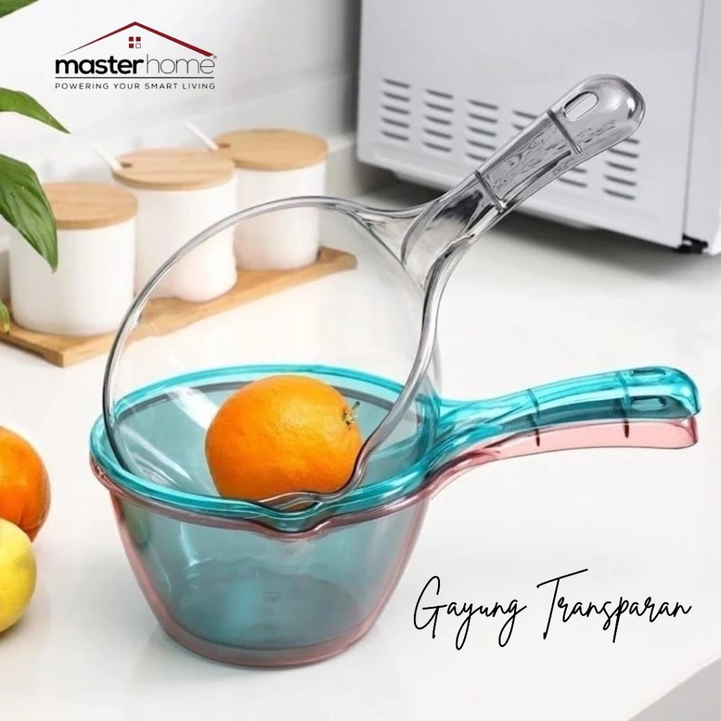 Masterhome Aesthetic Transparent Water Dipper | Shatterproof Bath ...