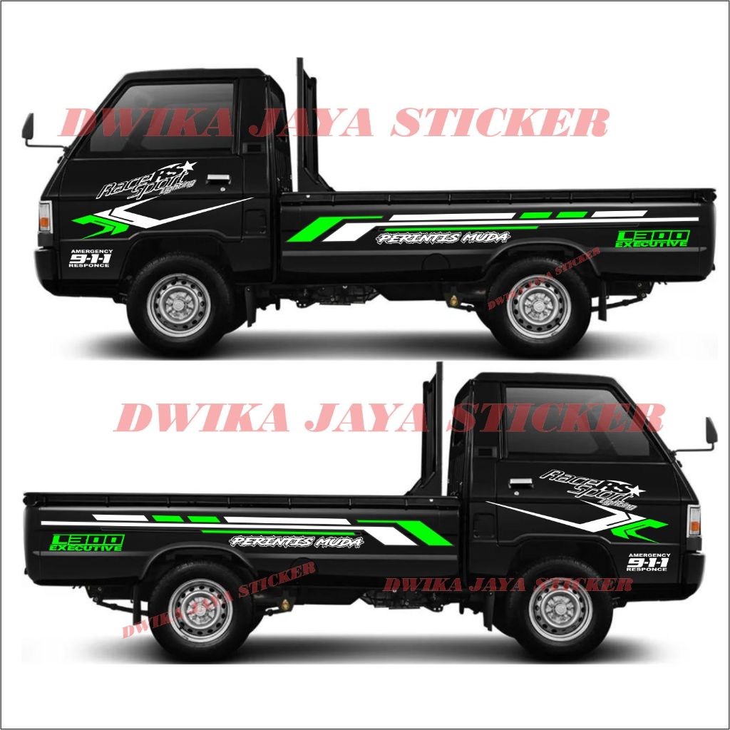 Pickup Car sticker L300 pickup Car Side body sticker mitsubishi L300 ...
