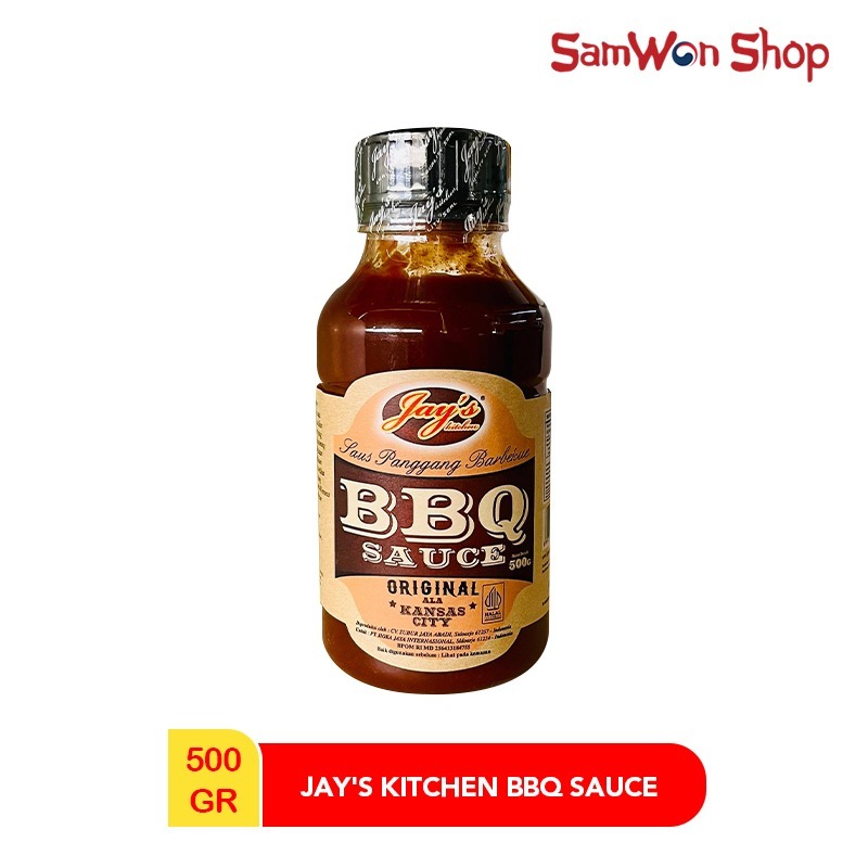 Jay's BBQ Sauce 500gr Jays Barbeque BBQ Sauce Original Kansas City ...