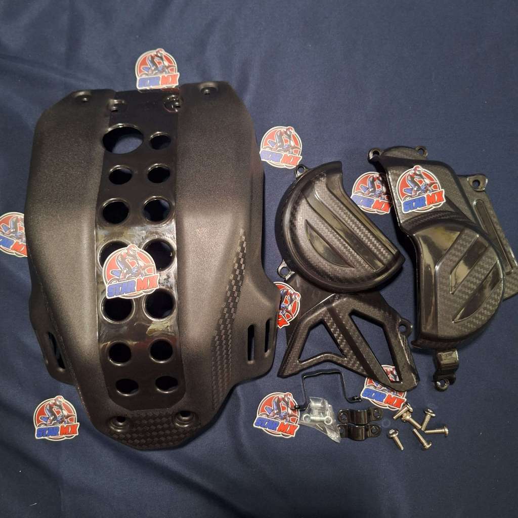 MESIN Honda CRF150 Mud Engine Protective Cover Cover and Left Right ...