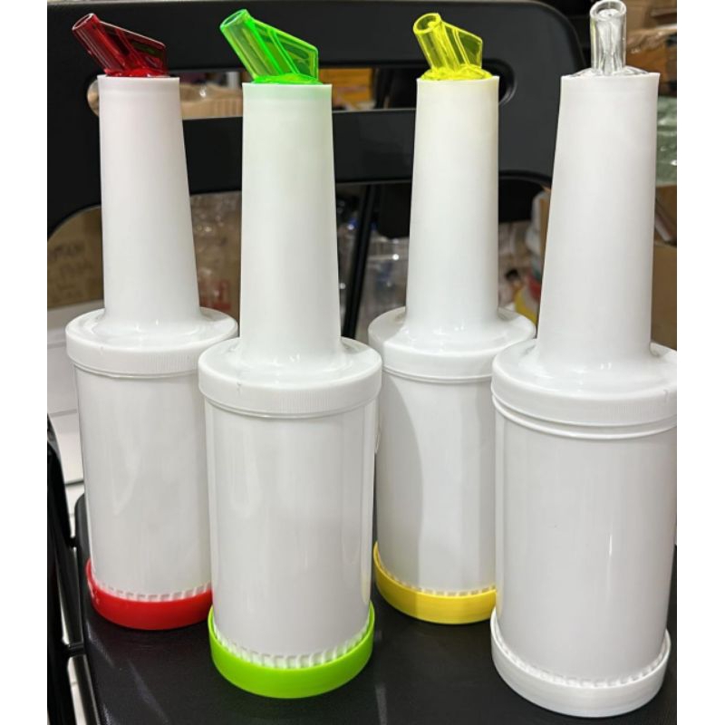 Store and Pour 1L 1000ml / Syrup Bottle / Liquid Sugar Pourer Plastic ...