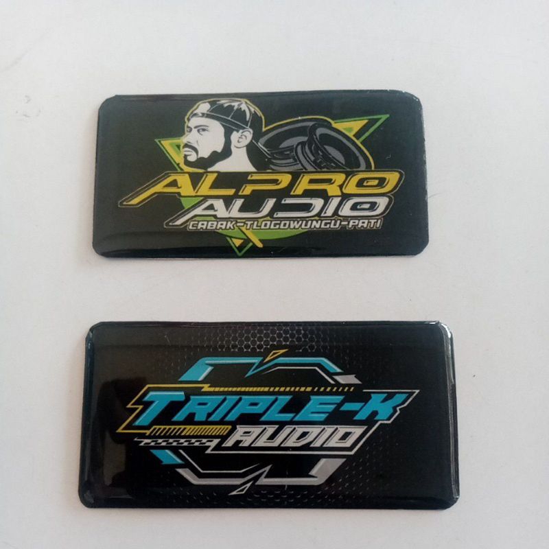 [CUSTOM] 3D Embossed Resin EMBLEM II SOUND LOGO | Shopee Philippines