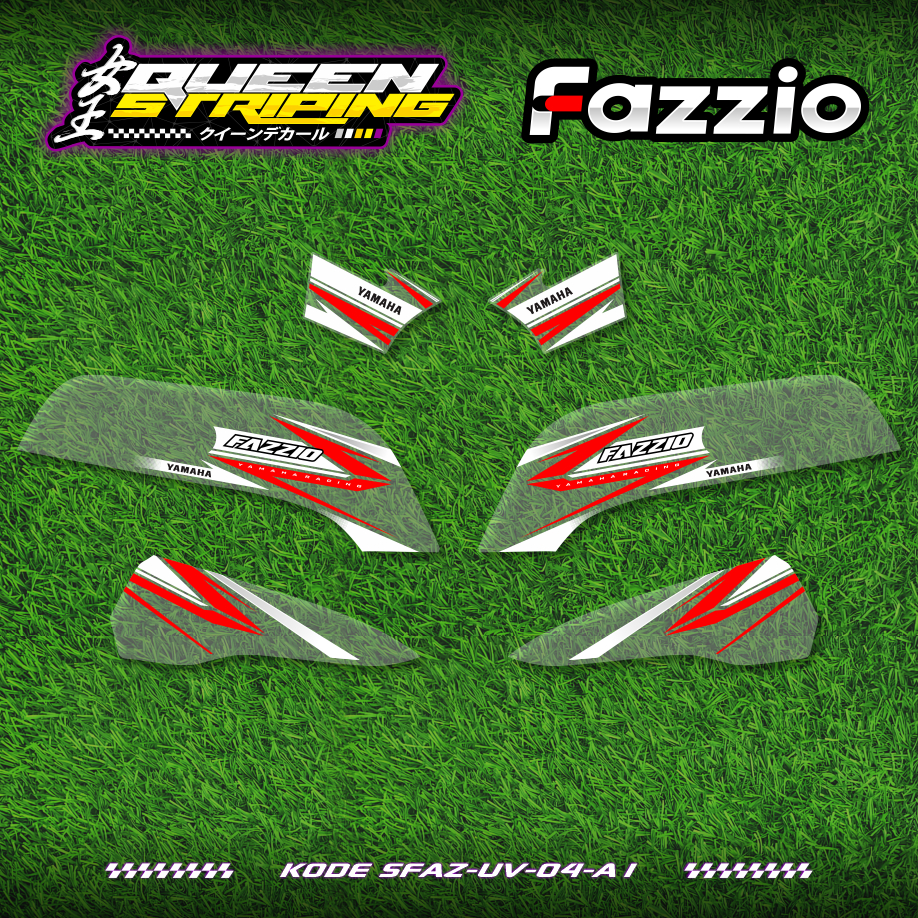 Fazzio Motorcycle Body Accessories Transparent Stripint Trim Design ...