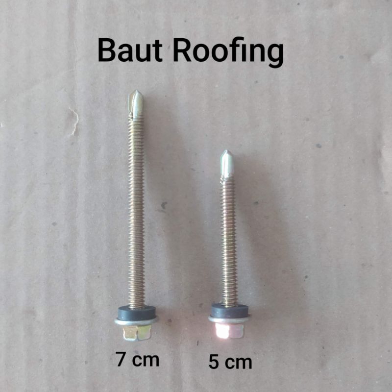 Roofing Bolts M5 50 M5 70 / Yellow Roofing Screws 5cm 7cm / Rofing ...