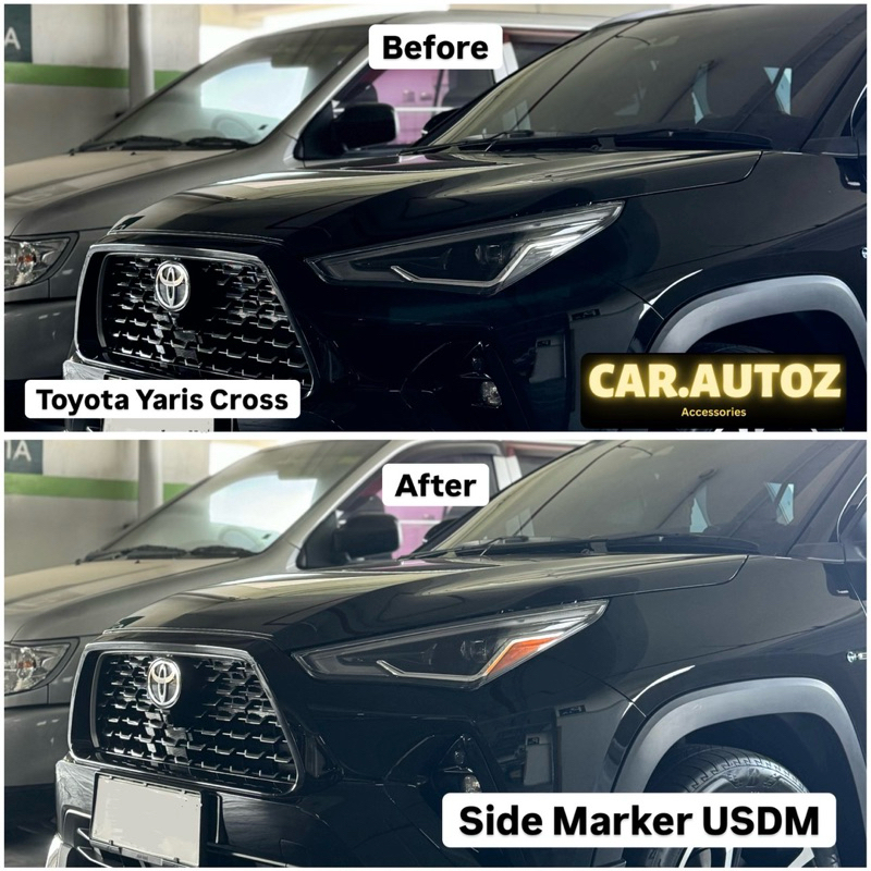 Toyota Yaris Cross Headlight Orange Side Marker Sticker | Shopee ...