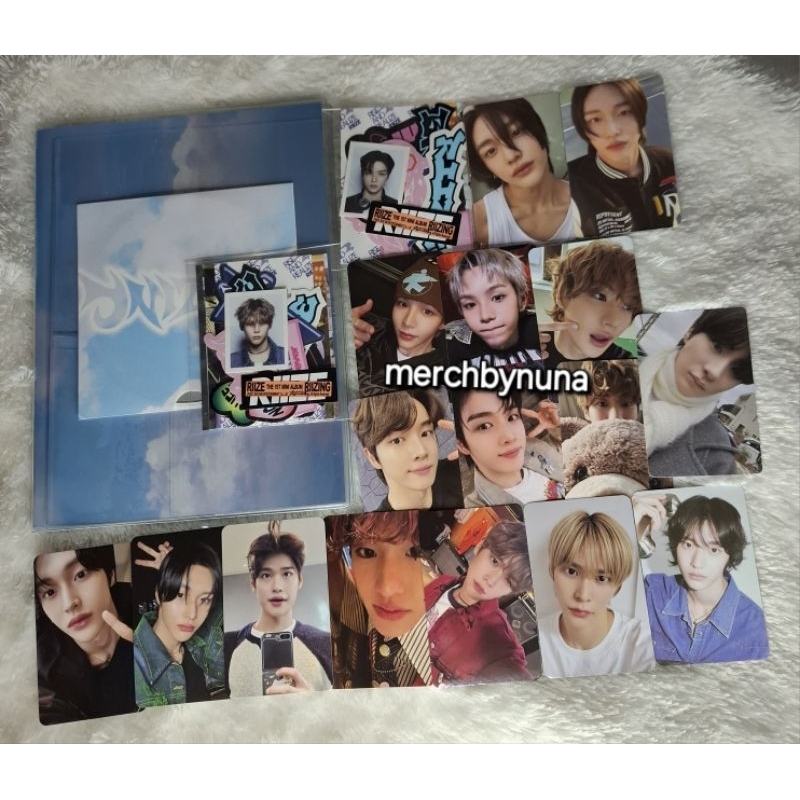 Photocard Wonbin, Anton, Sohee, Sungchan, Shotaro, Eunsok Riize ...