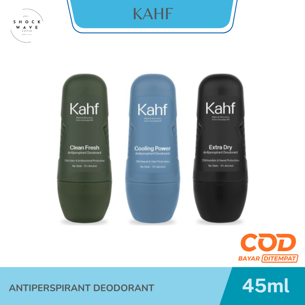 Kahf Antiperspirant Deodorant Clean Fresh 45ml | Shopee Philippines