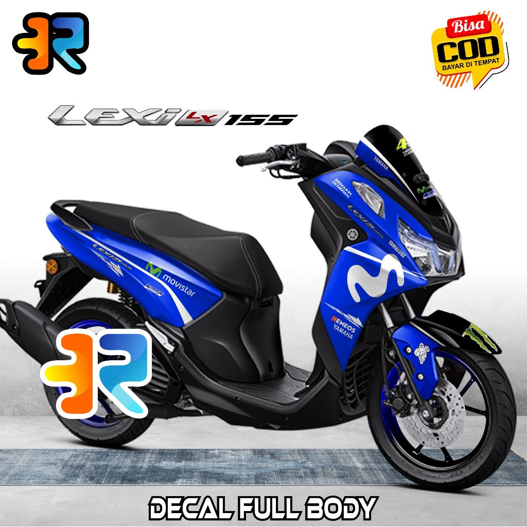 Lexi 155 Decal Full Body Sticker Movistar Design Variation | Shopee ...