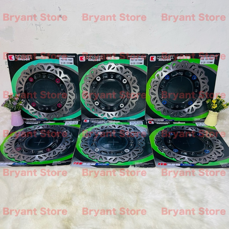 FRONT AND REAR DISC ORIGINAL KNOOX DISC 220MM PCX 150 PCX 160 REAR ...
