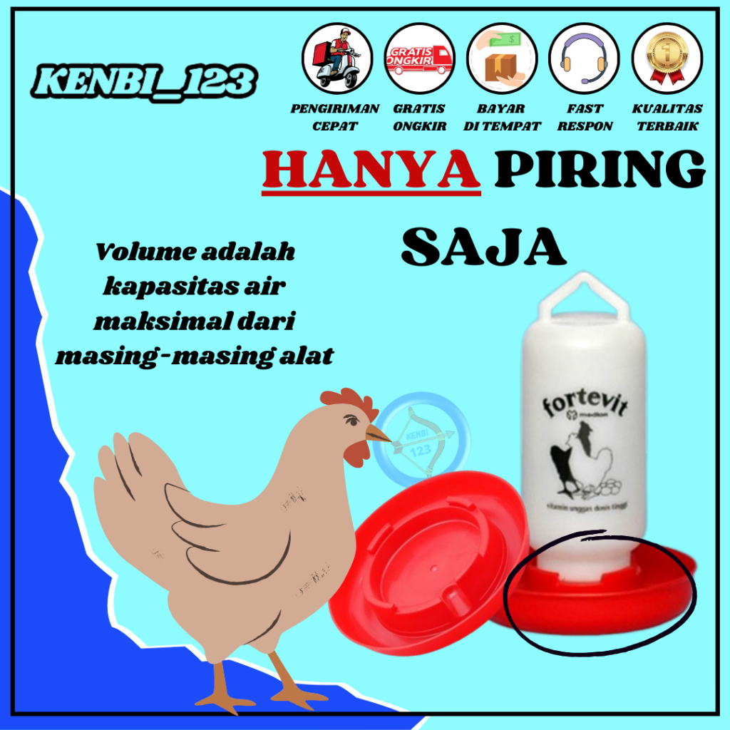 1 Liter 2-gallon Chicken Drinking Plate Only The Plate Where To Drink ...