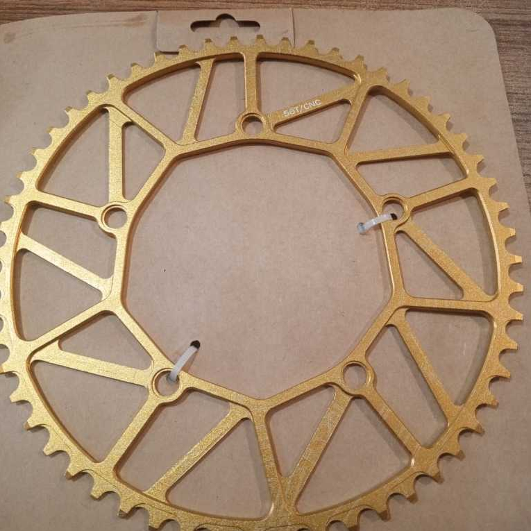Chainring Litepro CNC BCD 130mm Folding Bike Gold Color | Shopee ...