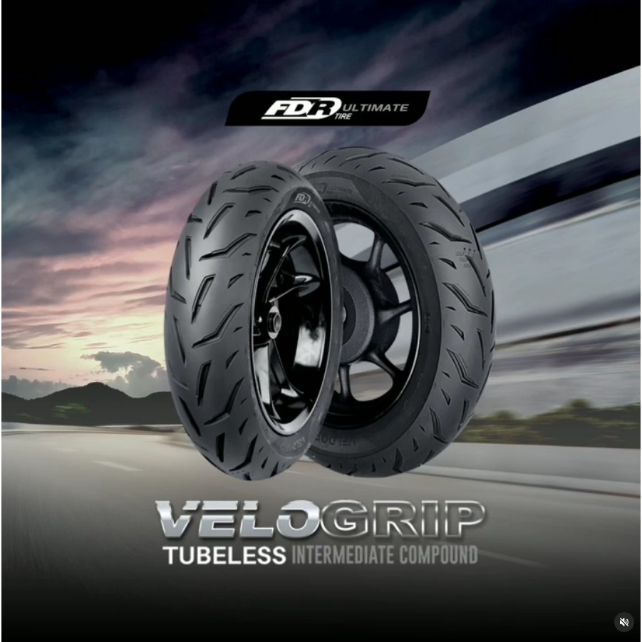 (CASH ON DELIVERY) FDR 130/70-13 VELOGRIP, SPORT XR EVO TUBELESS NMX ...