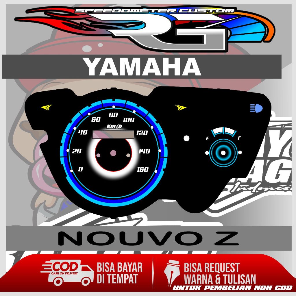 Yamaha NOUVO Z CUSTOM SPEEDOMETER BOARD | Shopee Philippines